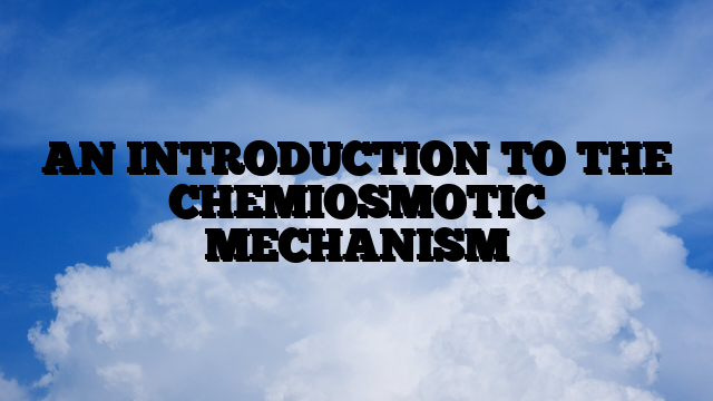 AN INTRODUCTION TO THE CHEMIOSMOTIC MECHANISM | Austin Tommy